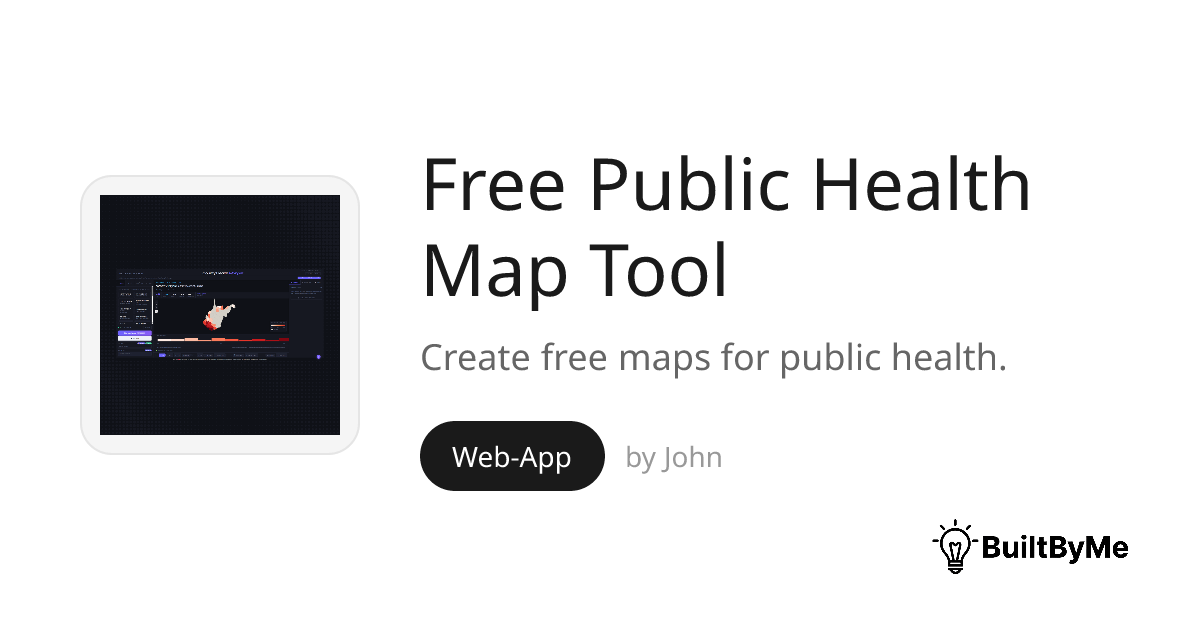 Free Public Health Map Tool - Create free maps for public health ...